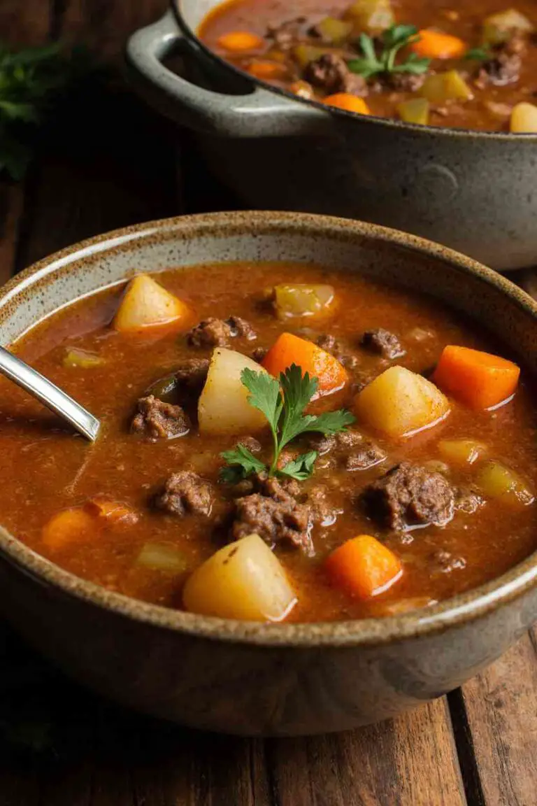 Mennonite Hamburger Soup Recipe – Easy & Homemade Food