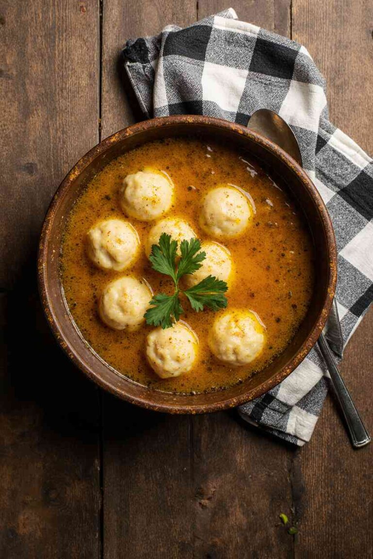 Nookala (Traditional Hutterite Egg Dumpling Soup)