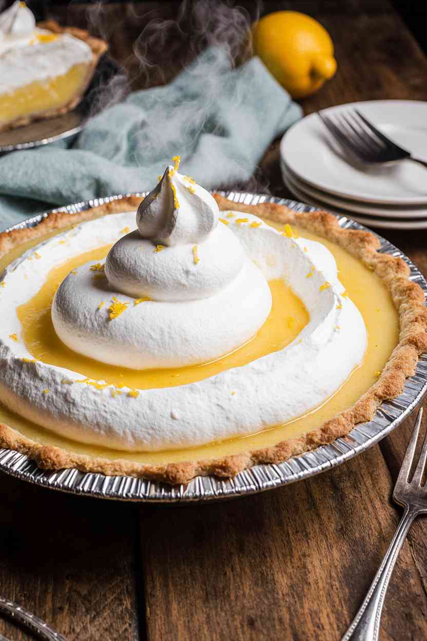 Hutterite Mile-High Lemon Pie Recipe