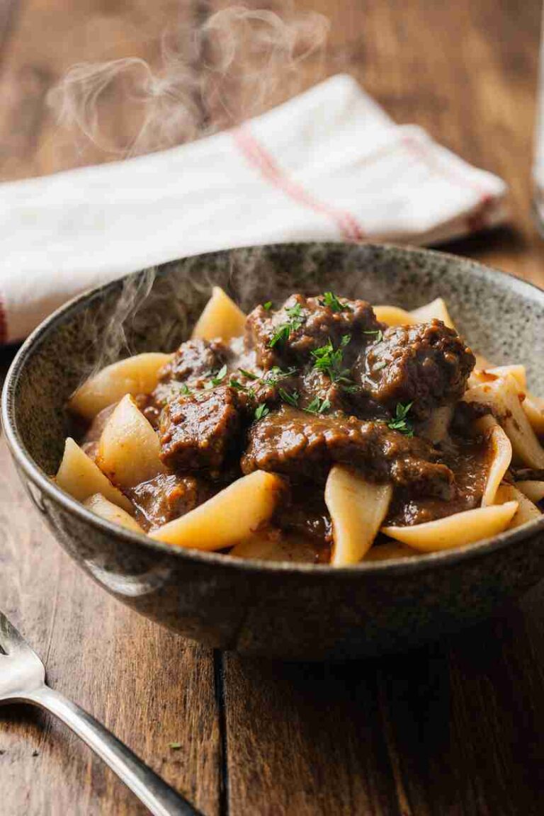 Hearty Amish Beef and Noodles Recipe – Comfort Food Classic