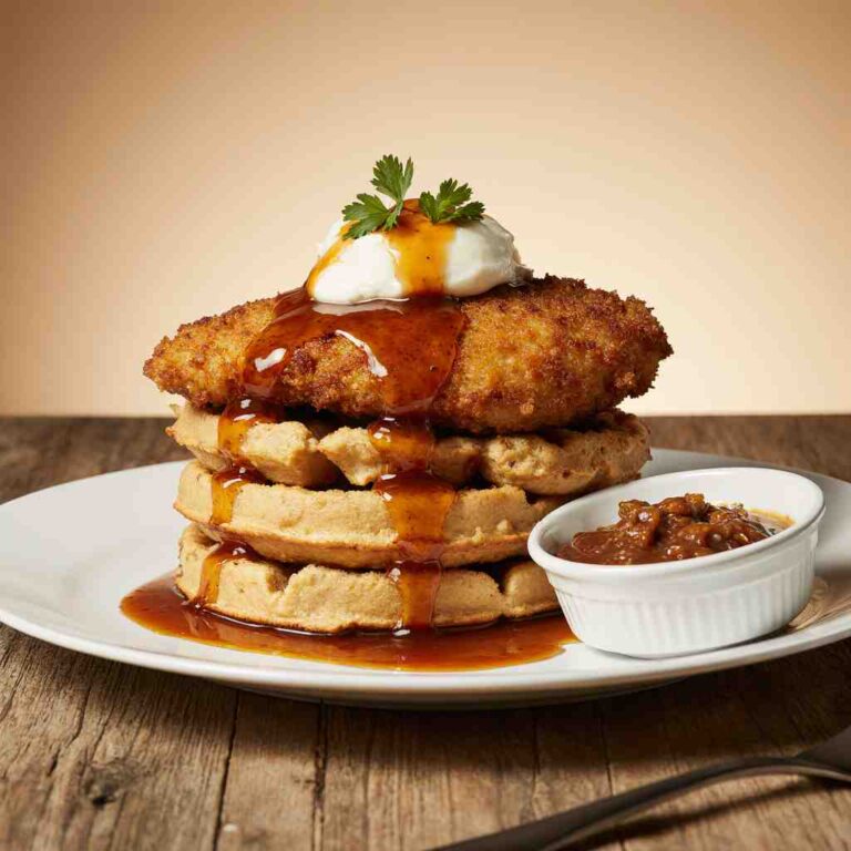 Amish Chicken and Waffles (PA Dutch Chicken and Waffles)