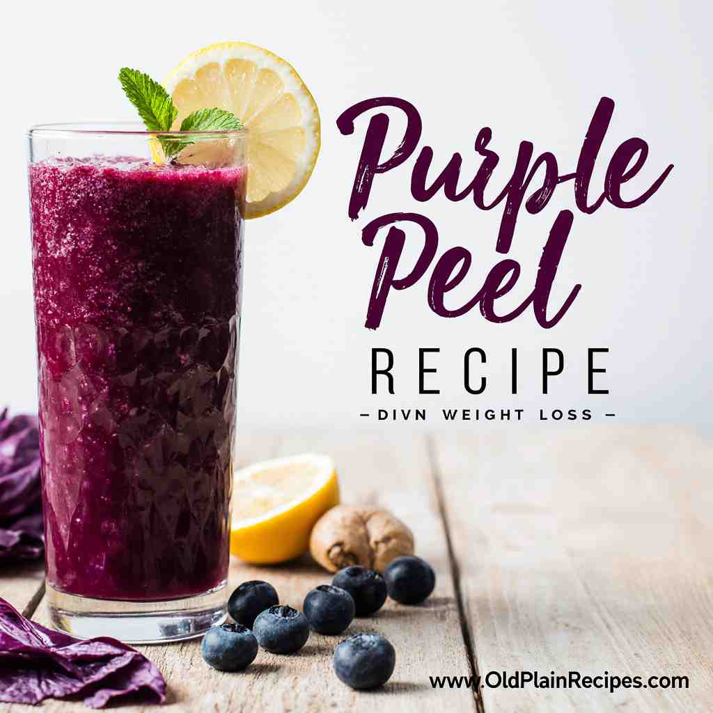 Purple Peel Recipe | Natural Remedies - Drink Weight Loss