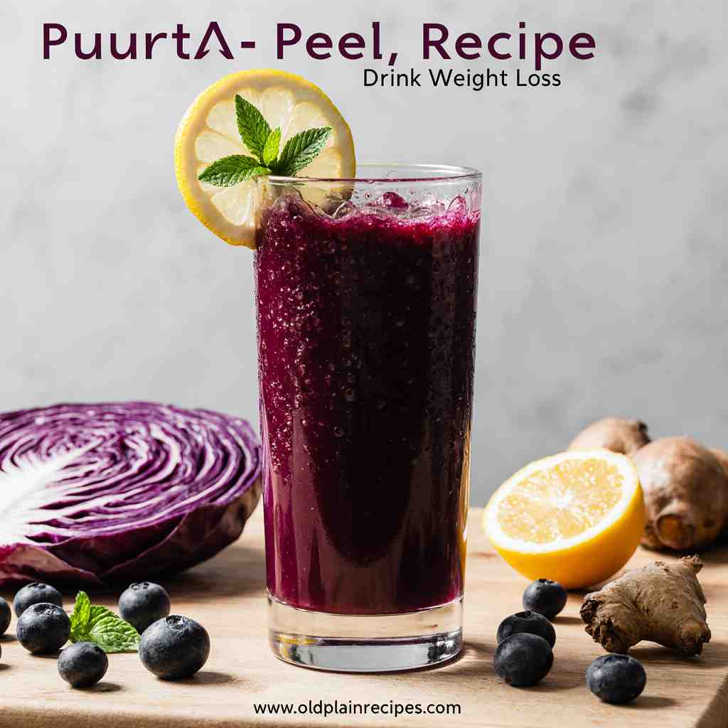 Purple Peel Recipe | Natural Remedies - Drink Weight Loss