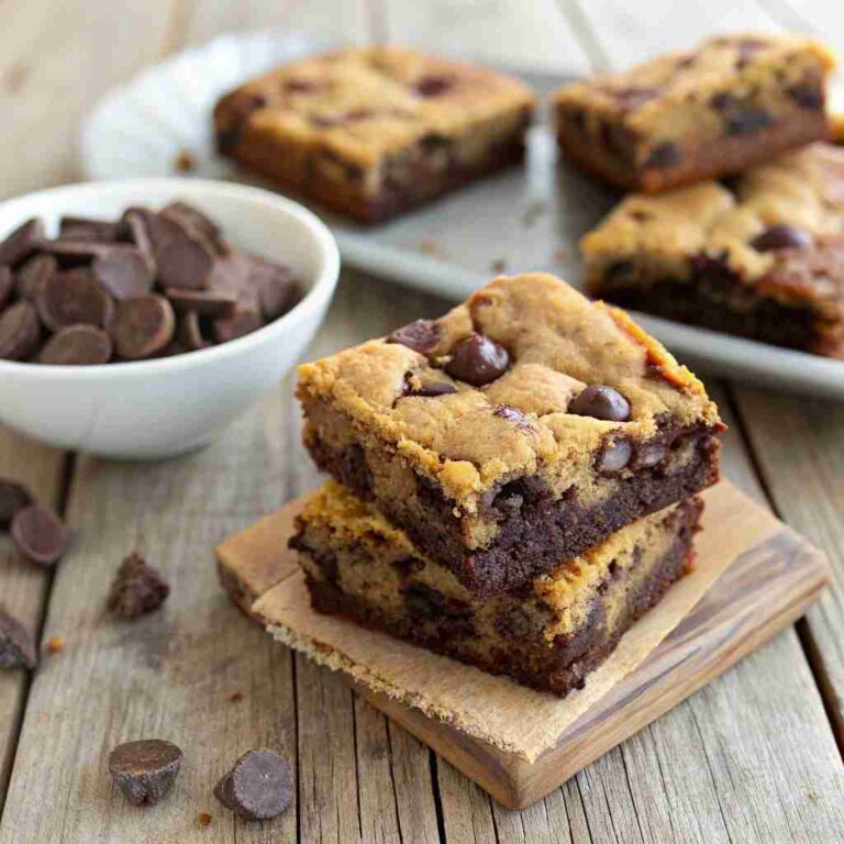 Fudgy Chewy Brookies Recipe | Best Brownie Cookie Bars