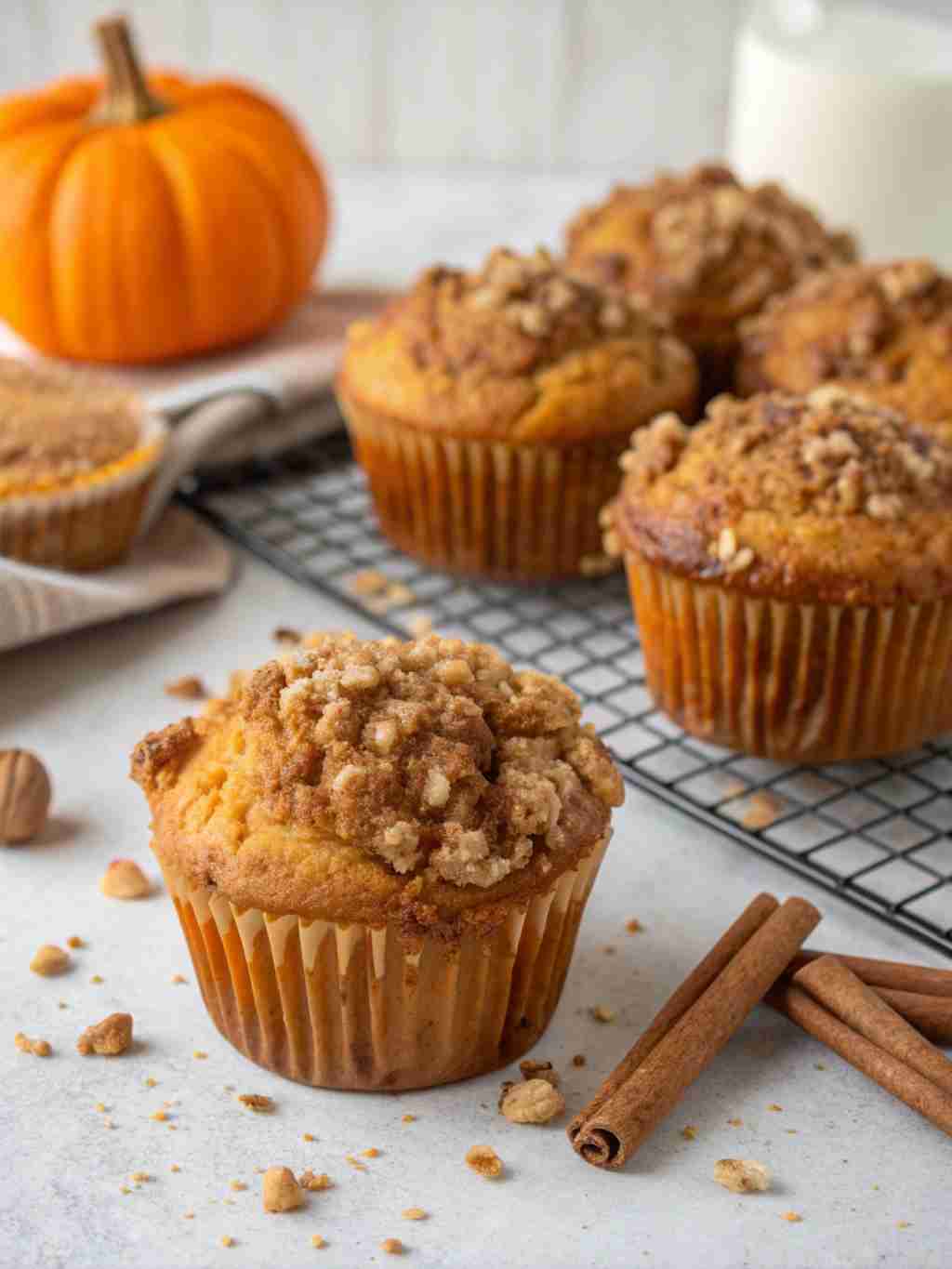 Pumpkin Streusel Muffins Recipe | Easy Homemade Fall Recipes