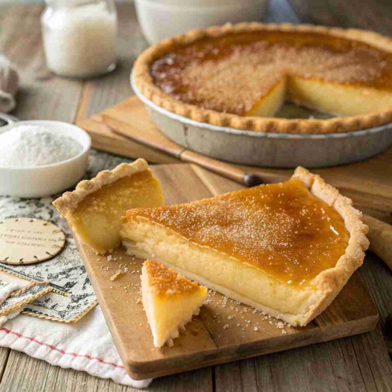 Zucker Pie Recipe | Traditional Hutterite Sugar Pie Dessert