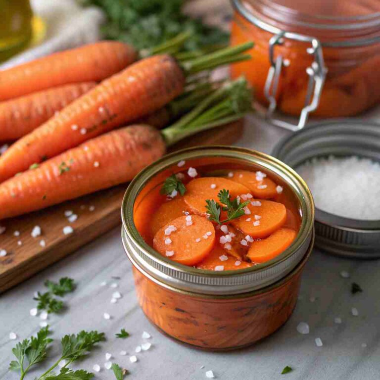 Canning Carrots with Salt - Enhanced Flavor Preservation