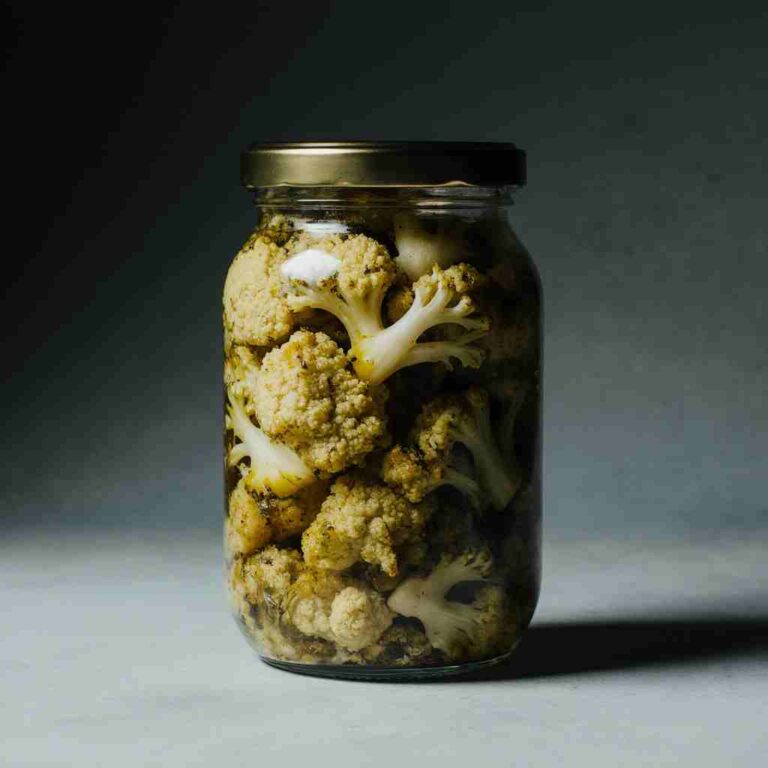 Canning Pickled Cauliflower - Crisp Vegetable Preserve