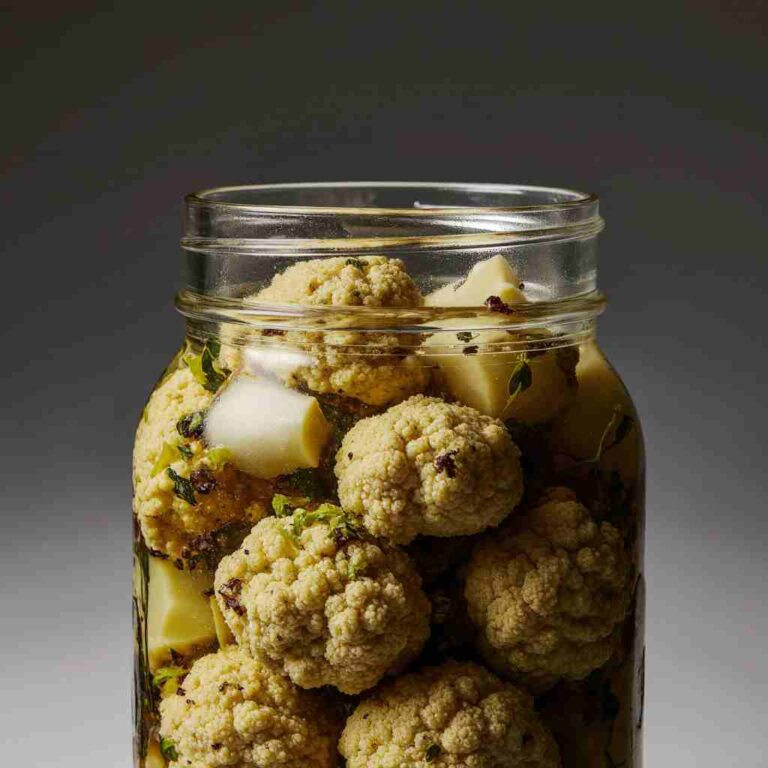 Canning Pickled Cauliflower - Crisp Vegetable Preserve