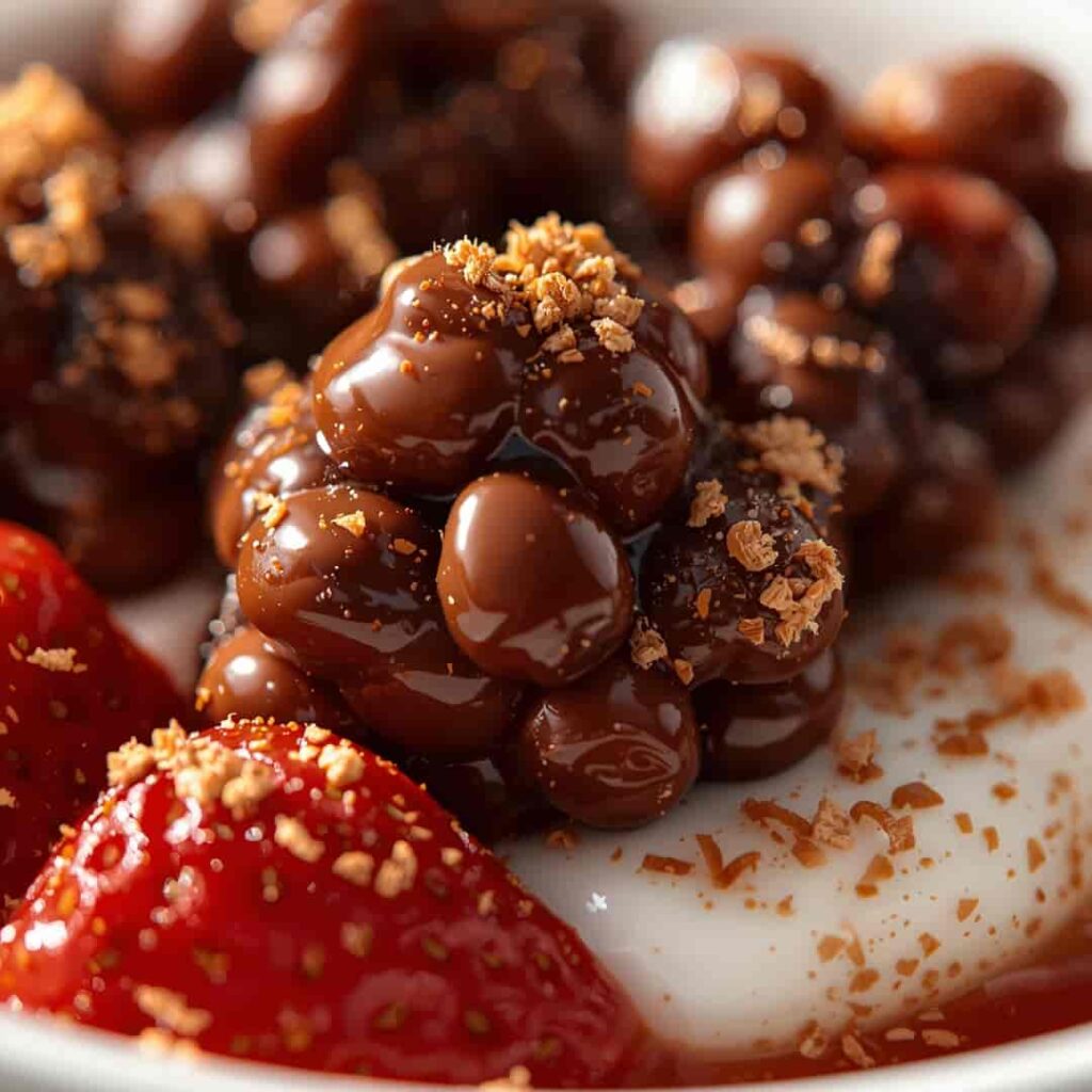 Chocolate Strawberry Yogurt Clusters