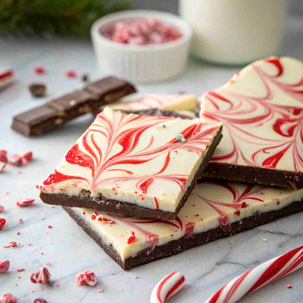 Easy Peppermint Bark - 3-Ingredient Holiday Candy