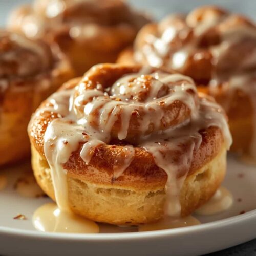 Fluffy Cinnamon Rolls Cream Cheese Glaze