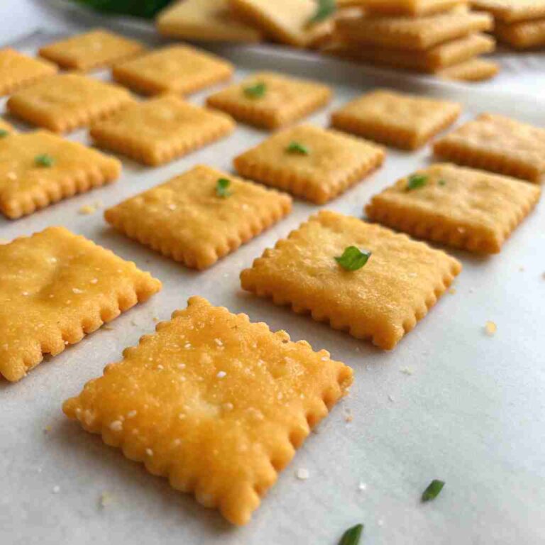 Homemade Cheese Crackers - Better Than Store-Bought