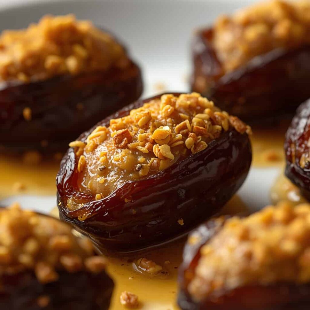 Snickers Stuffed Dates