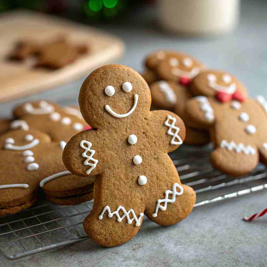 Soft and Chewy Gingerbread Man Cookies - Never Hard Recipe