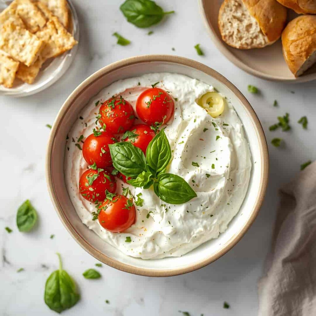 Easy Caprese Dip: Creamy, Cheesy Goodness for Any Occasion