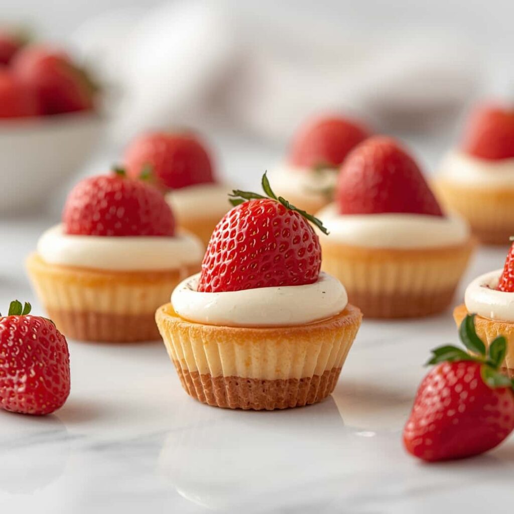 Easy Cheesecake Deviled Strawberries