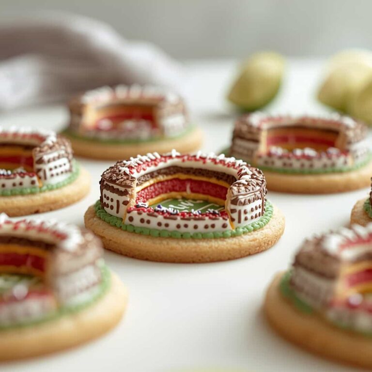 Football Stadium Sugar Cookies