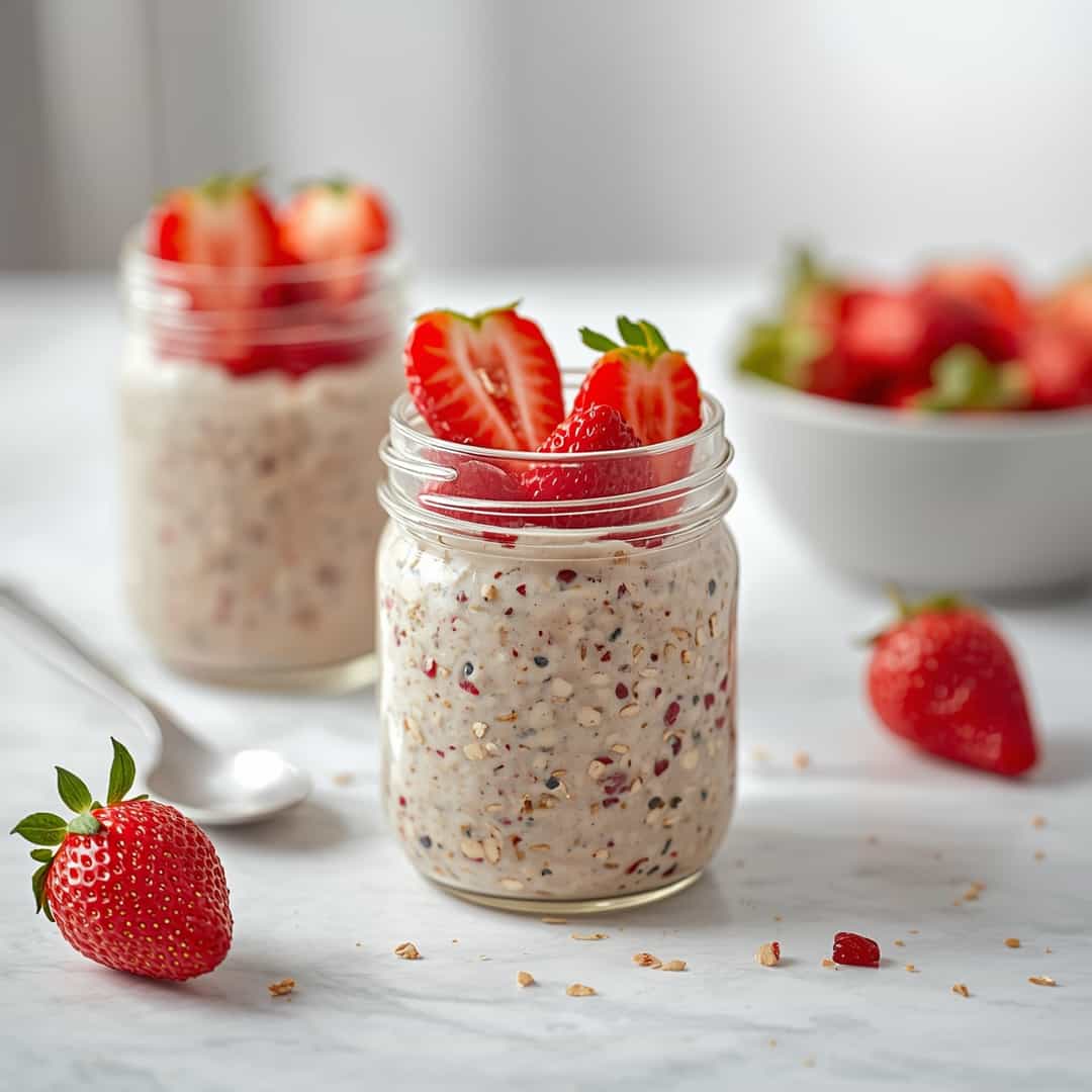 Strawberry Overnight Oats