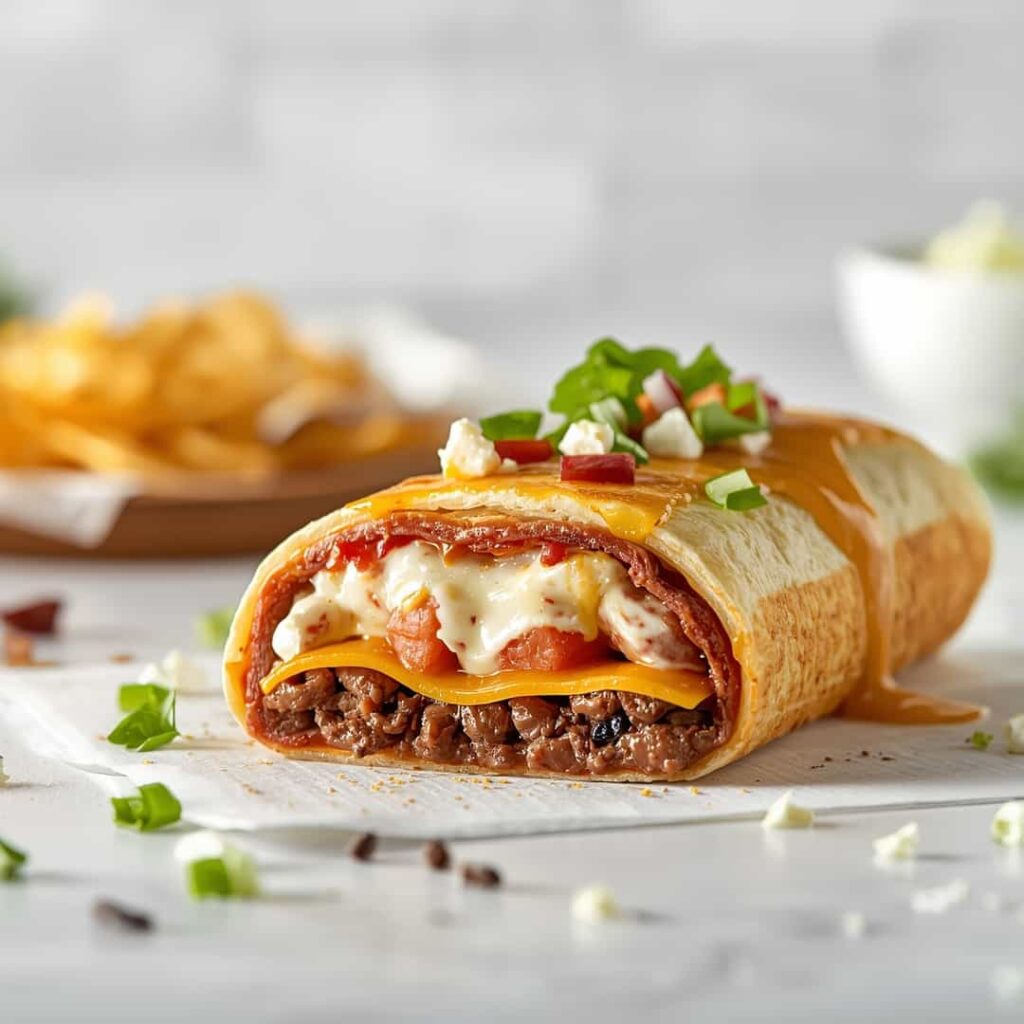 Taco Bell Beefy Melt Burrito Copycat