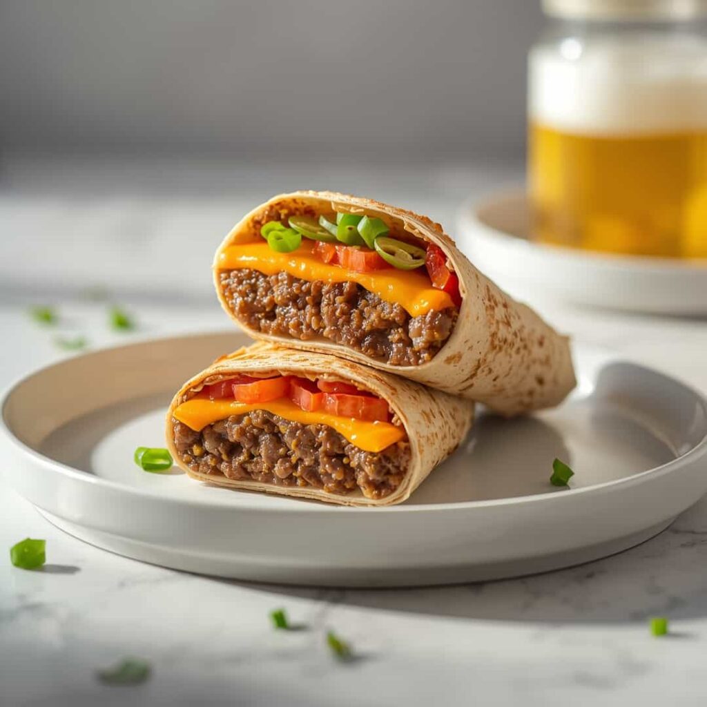 Weight Watchers Cheeseburger Crunch Wrap