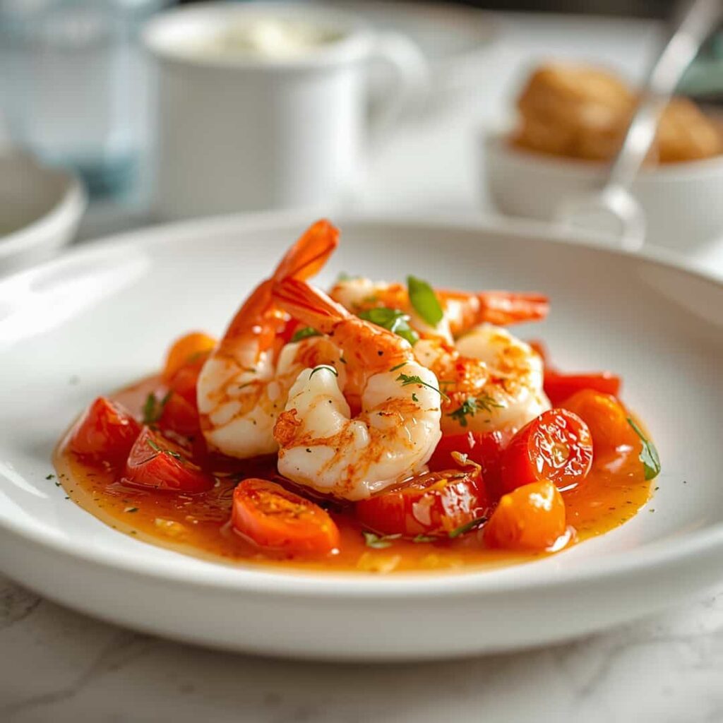 Baked Feta Shrimp and Tomatoes