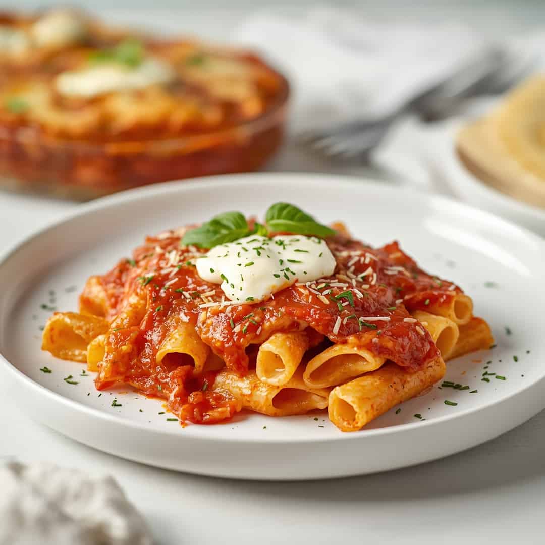 Baked Ziti with Mozzarella