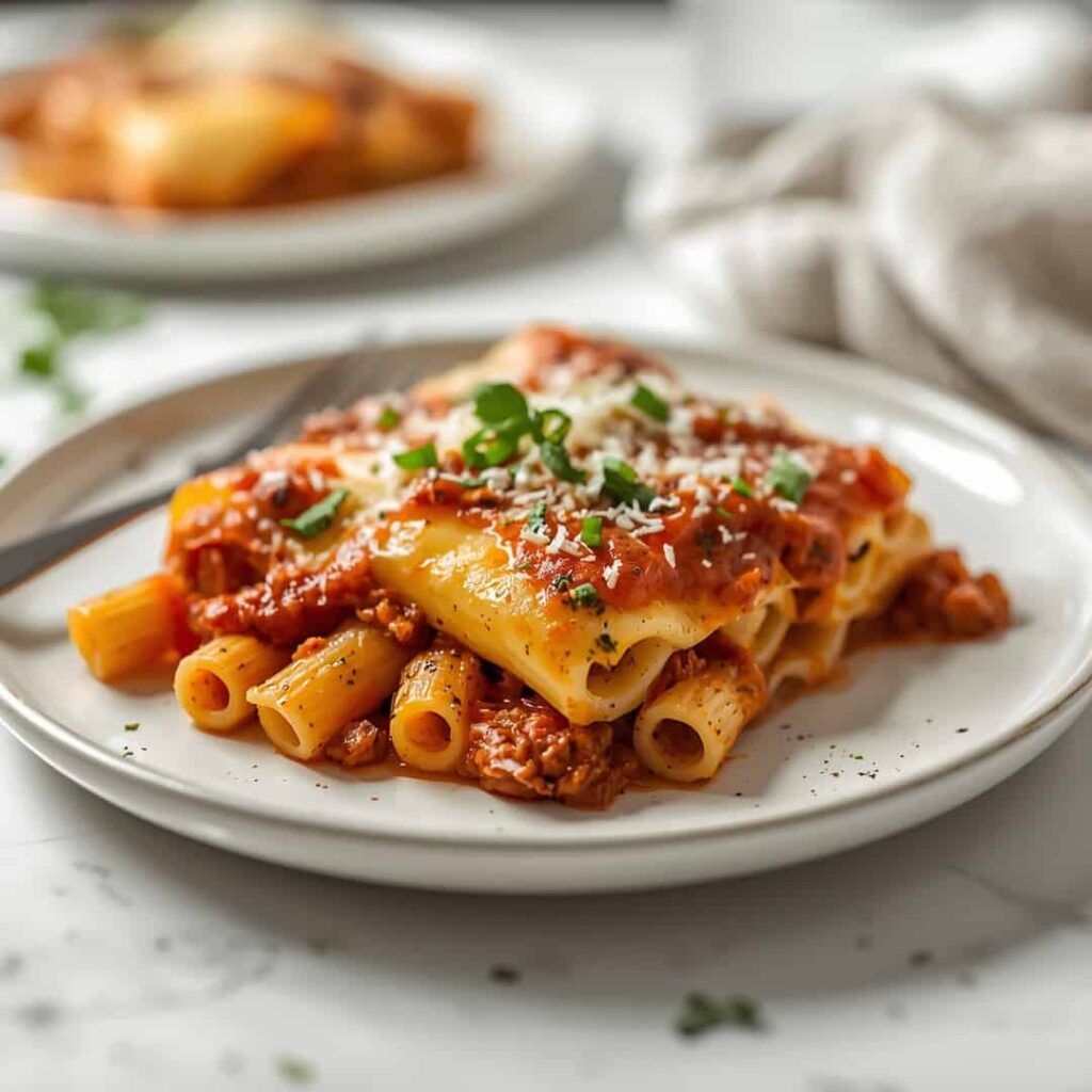 Best Ever Baked Ziti with Ground Beef