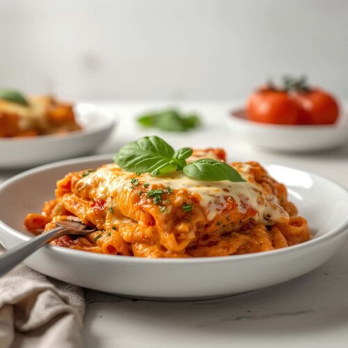 Cream Cheese Vegetarian Baked Ziti