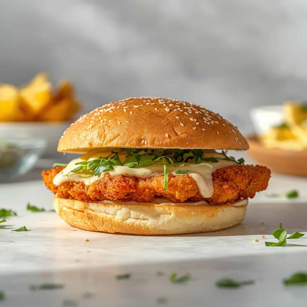 Crispy Chicken Caesar Sandwich