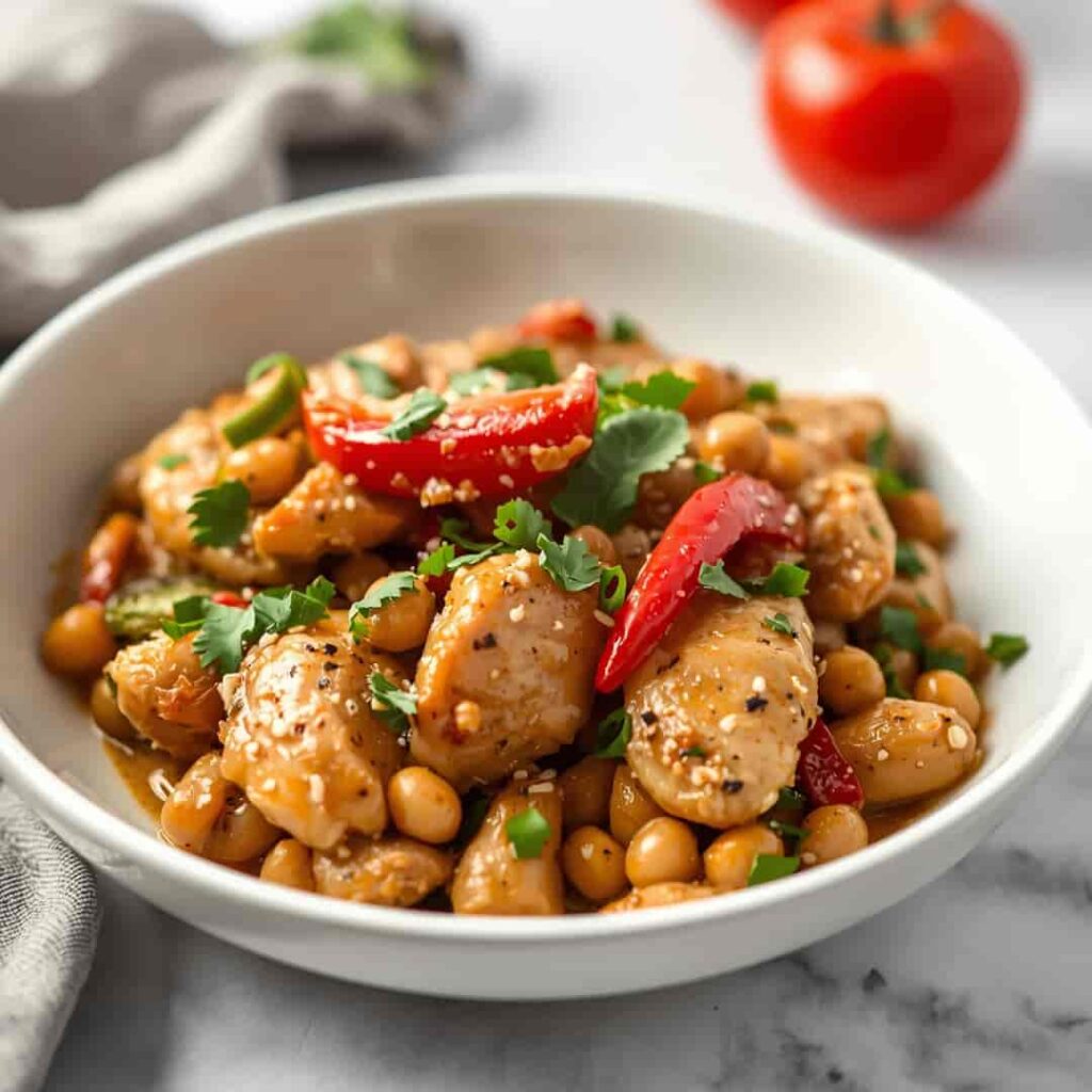 Easy Mediterranean Chicken Stir Fry