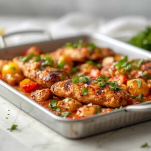 Hawaiian Chicken Sheet Pan