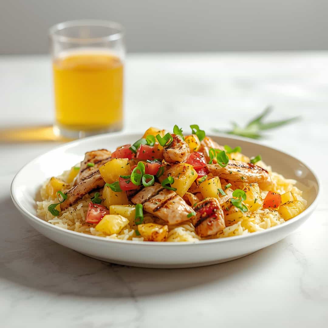 Hawaiian Grilled Chicken Pineapple