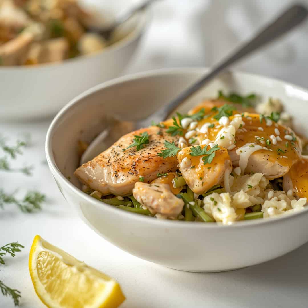 Lemon Dill Chicken Bowls