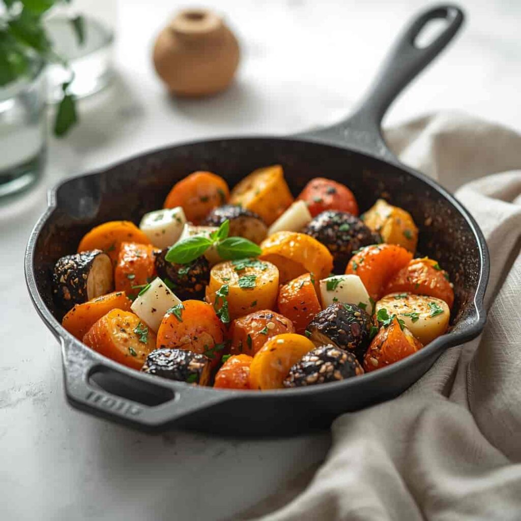 One Pan Greek Vegetables Recipe