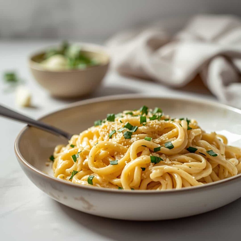 One Pot Creamy Garlic Pasta