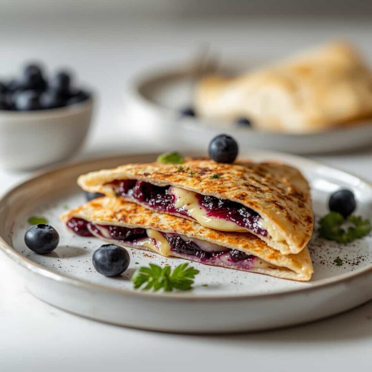 blueberry breakfast quesadilla recipe