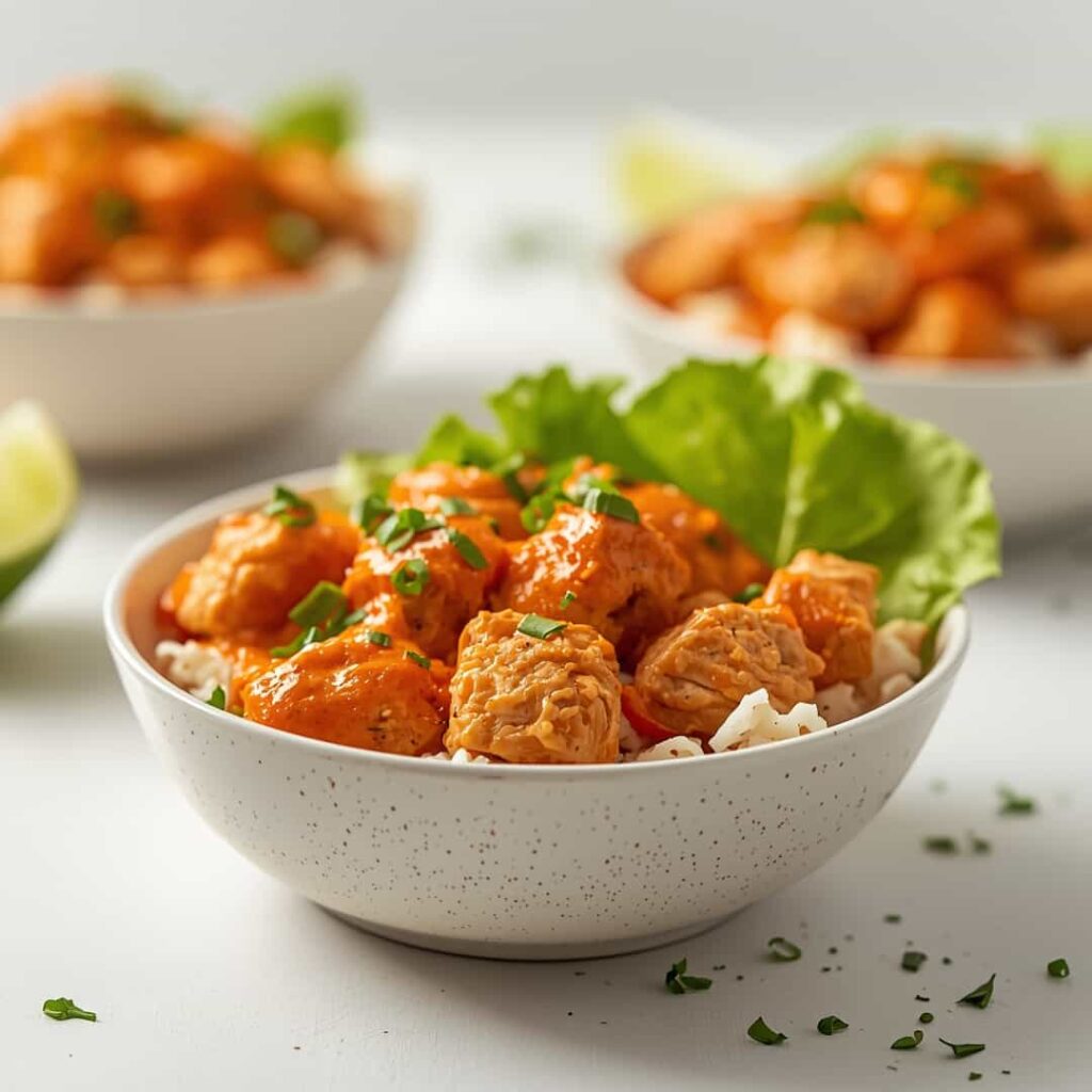 delicious buffalo chicken bowls spicy