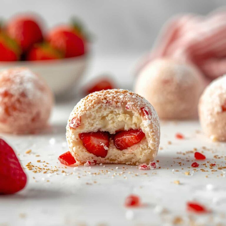 delicious strawberry cheesecake fat bombs recipe