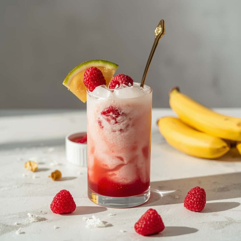 raspberry colada twist a refreshing non alcoholic delight