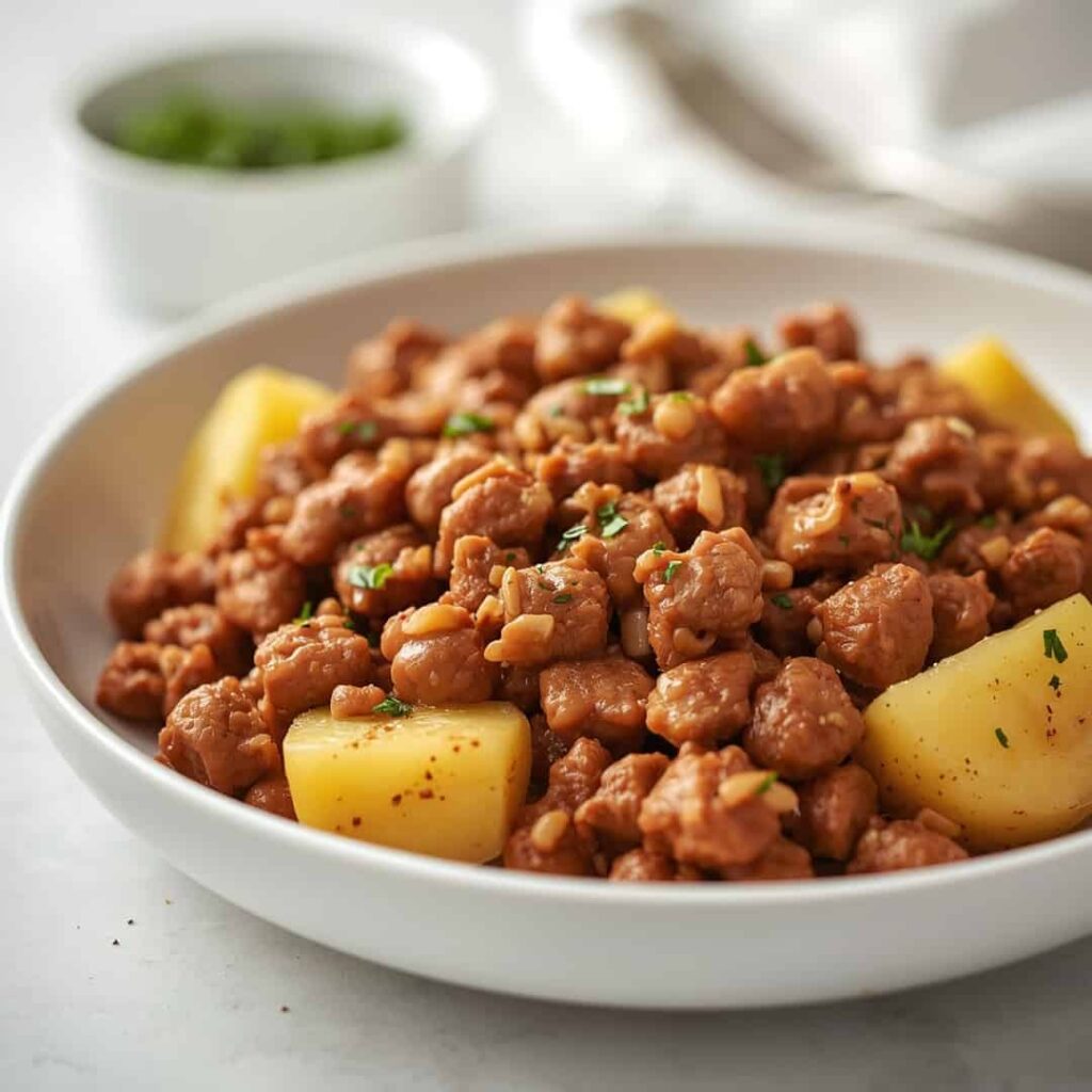 Ground Turkey with Potatoes